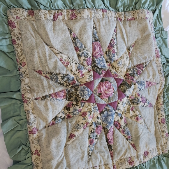 Accents | Vintage Amish Quilted Pillow Cover | Poshmark